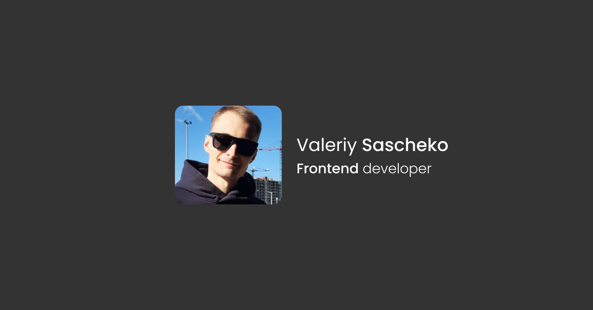 CV - Valeriy Sascheko